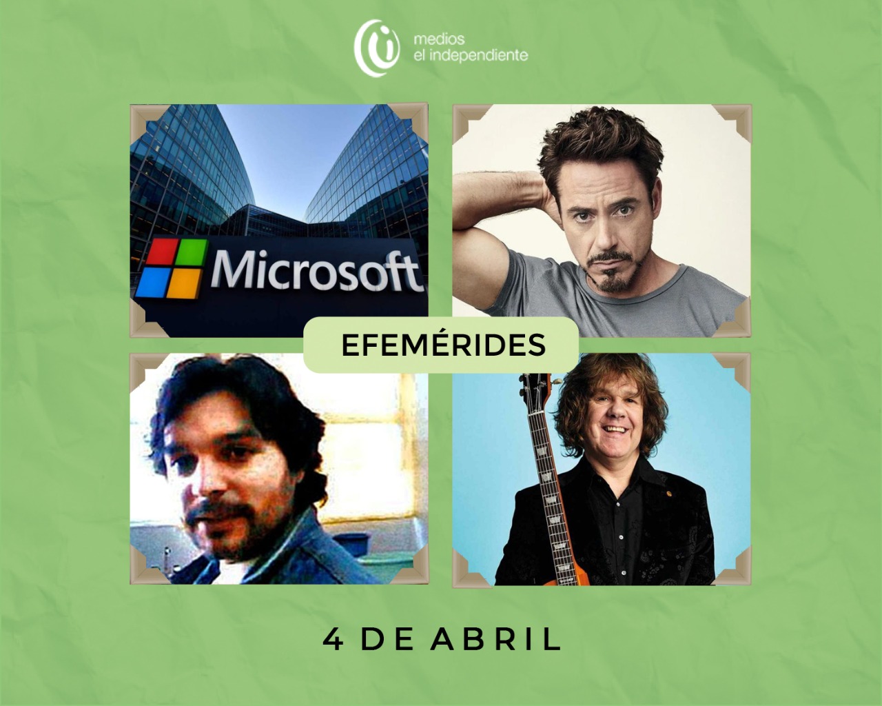 Efemérides del 4 de abril: ¿Qué pasó un día como hoy?