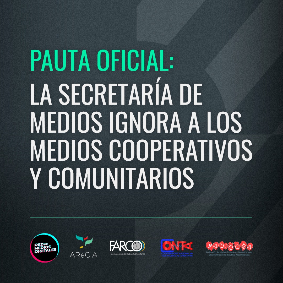 Pauta Oficial: La Secretaría de Medios ignora a los medios cooperativos ...