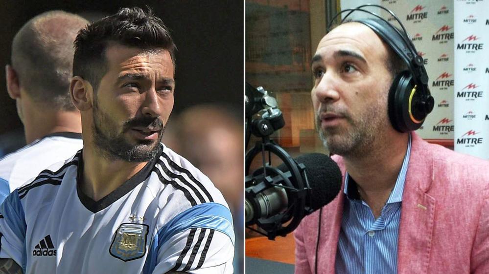 La polémica entre Gabriel Anello y Ezequiel Lavezzi por un porro