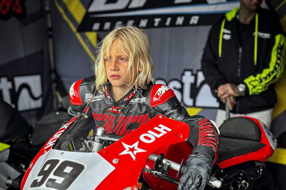 Murió Lorenzo, el piloto argentino que tuvo un accidente de moto en Brasil