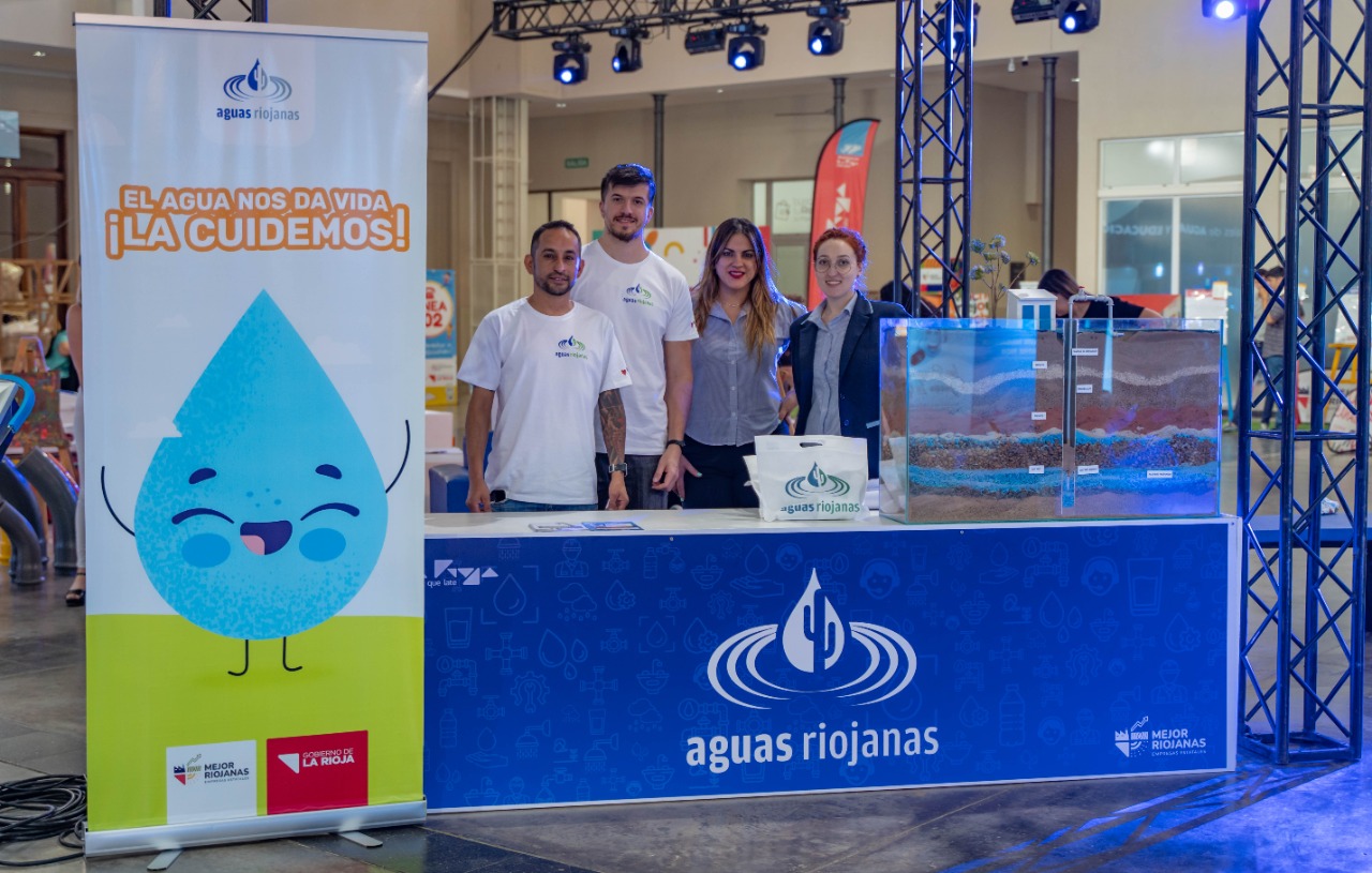 Aguas Riojanas presente en las Jornadas Nacionales de Agua y Educación con una propuesta interactiva