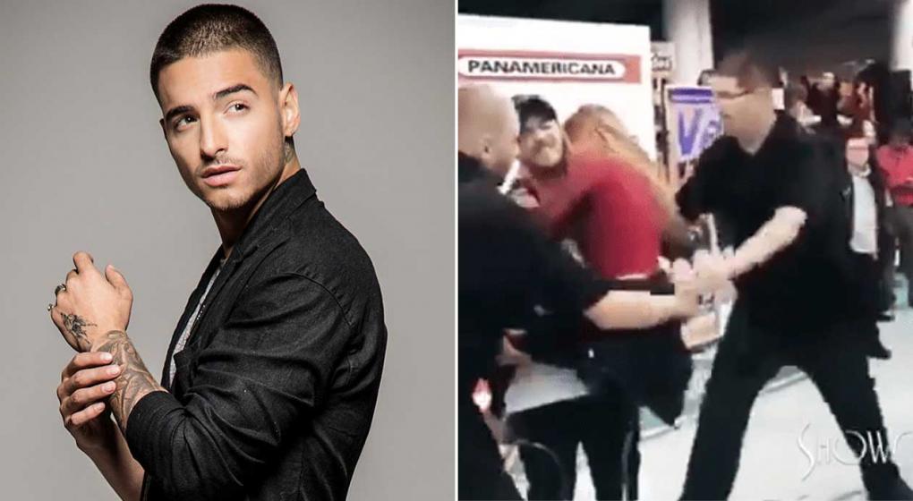 Video: La locura de una fan y el enojo de Maluma