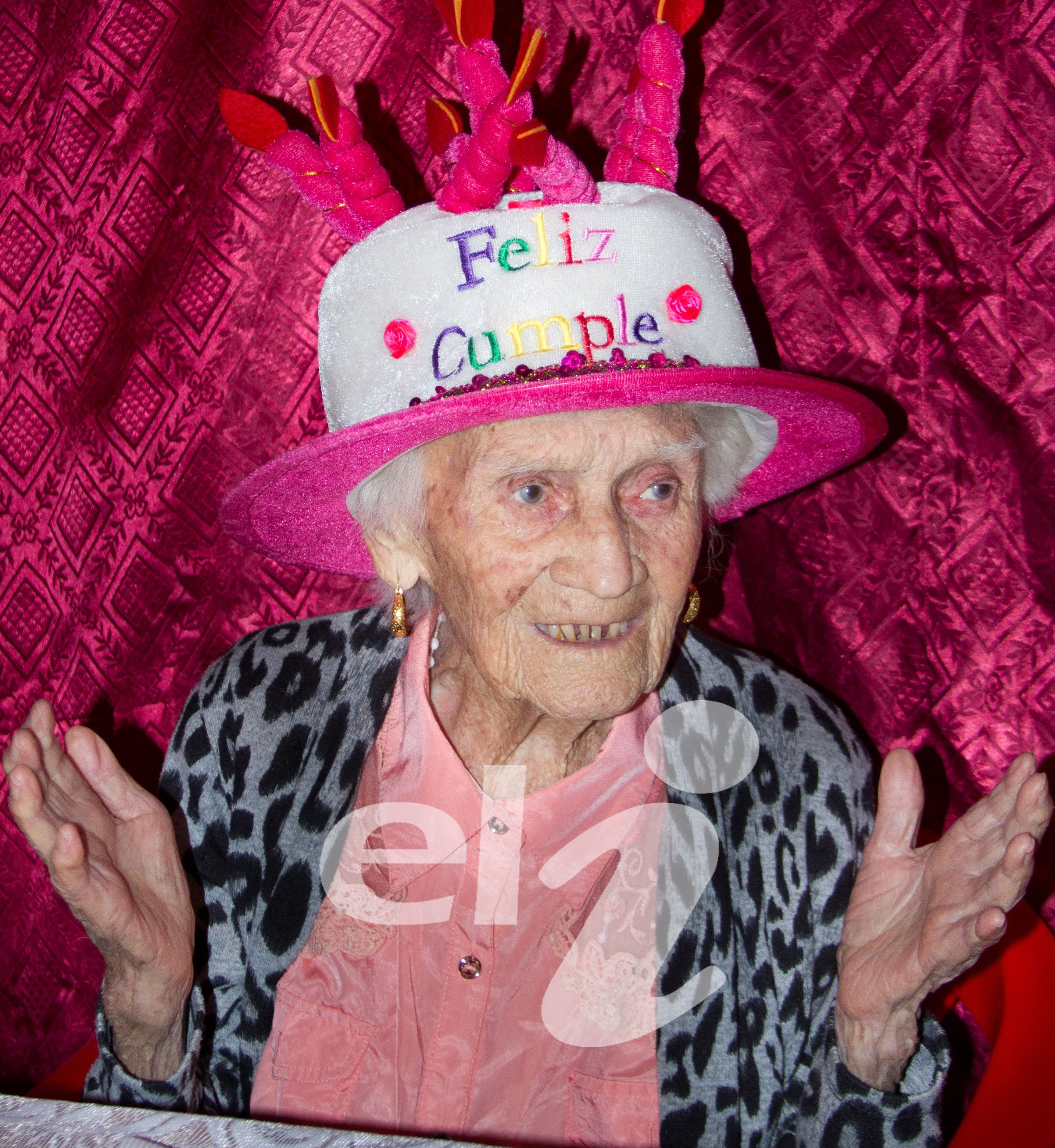 María Quiroga festejó 100 años de vida