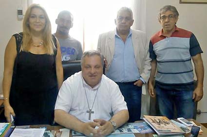 El obispo Marcelo Colombo recibió a Peronismo Federal