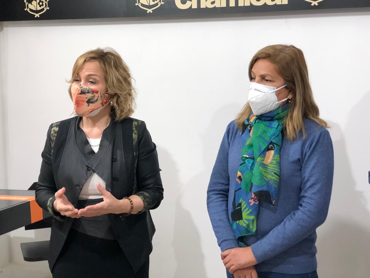 La intendenta Dora Rodríguez recibió al equipo de salud de la Nación