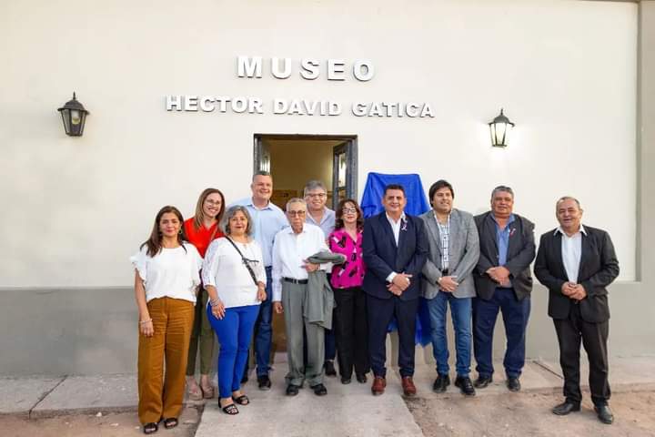Inauguraron el Museo Biblioteca "Héctor David Gatica" en Villa Nidia