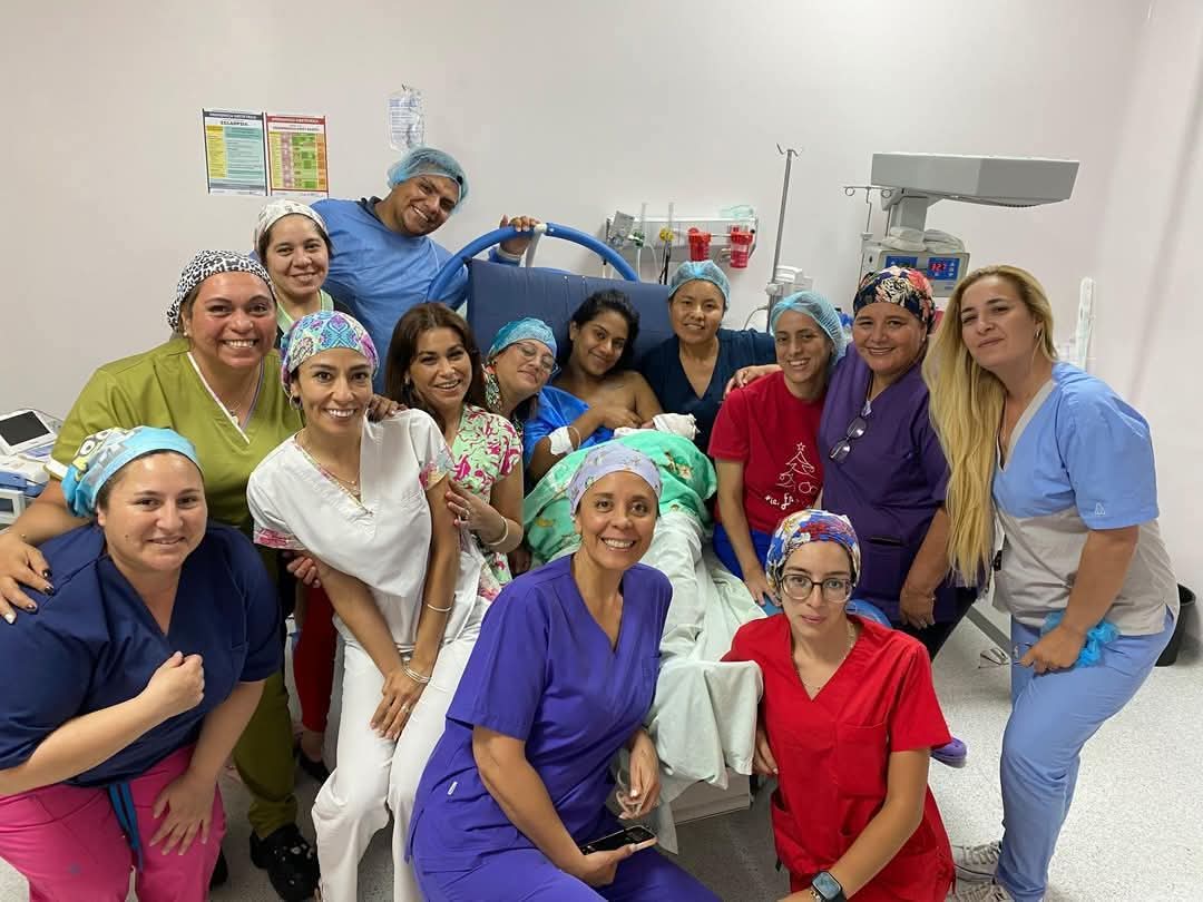 Estefanía, la primera bebé del 2025 en La Rioja