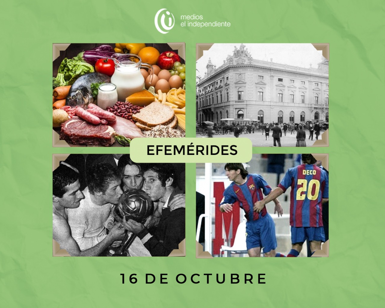 Efemérides del 16 de octubre: ¿Qué pasó un día como hoy?