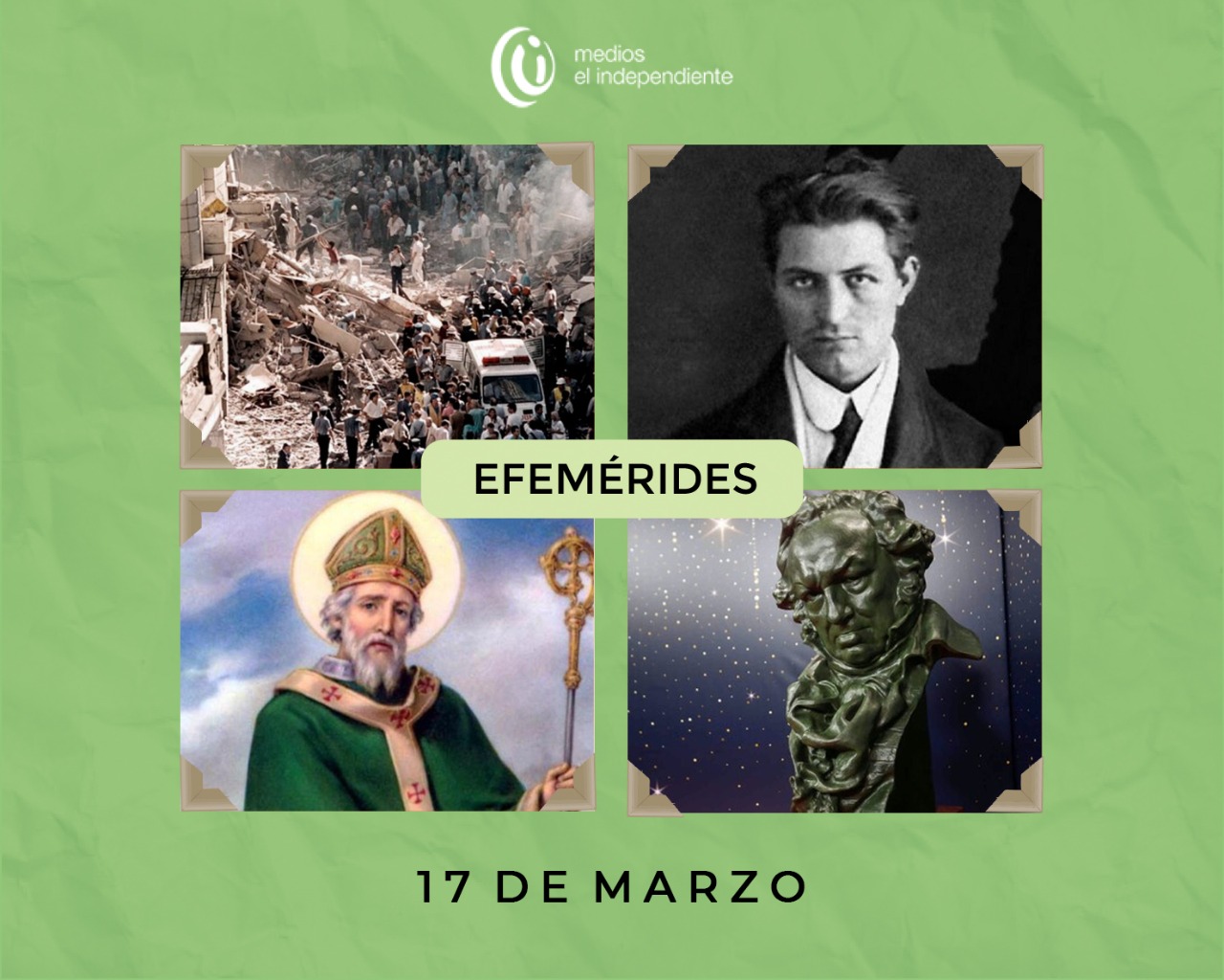 Efemérides del 17 de marzo: ¿Qué pasó un día como hoy?