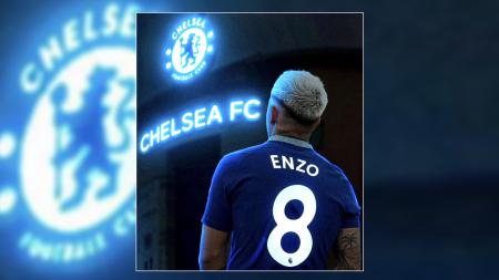 Enzo Fernández usará una camiseta en el Chelsea con el número 8